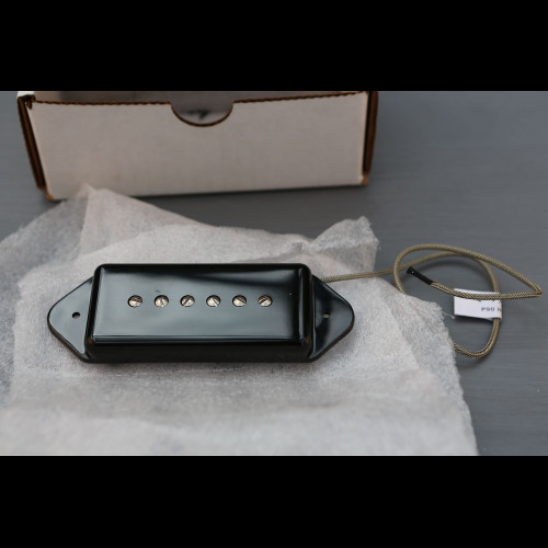 Lindy Fralin P90 Dog Ear Pickup Set In Black